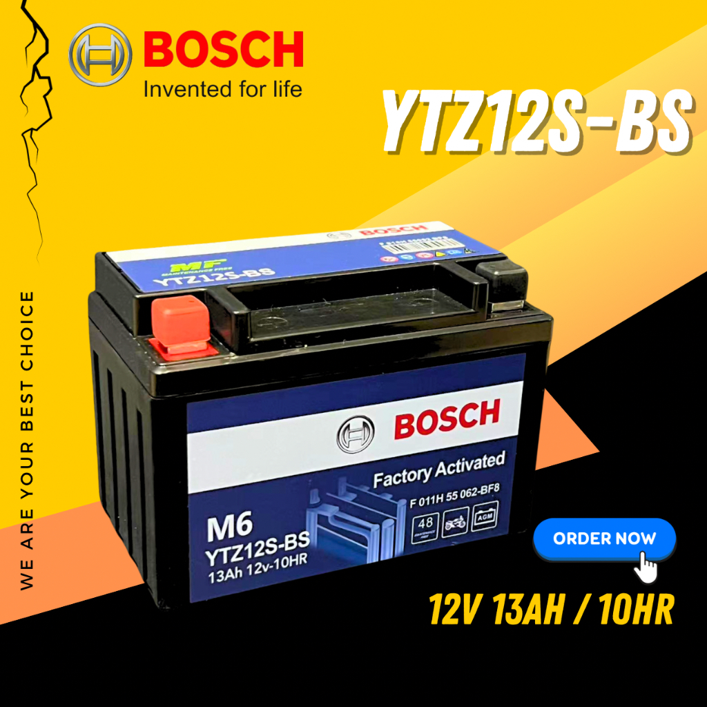 YTZ12S-BS YTZ12S YTZ12 YUASA MONFA BATTERY YAMAHA BOLT XV950 FZ1 1000 ...