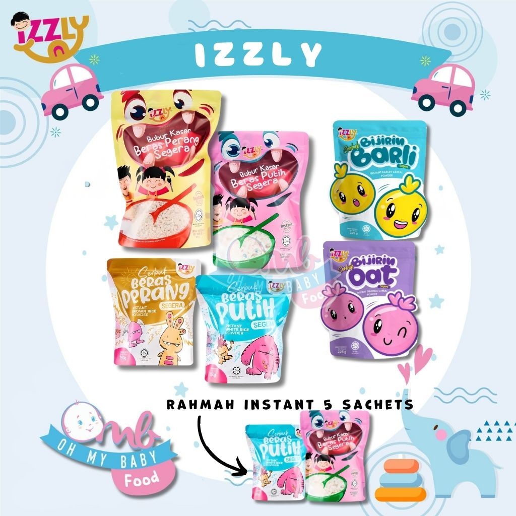 [READY STOCK] IZZLY - BUBUR BERAS PUTIH | BERAS PERANG | BIJIRIN OAT ...