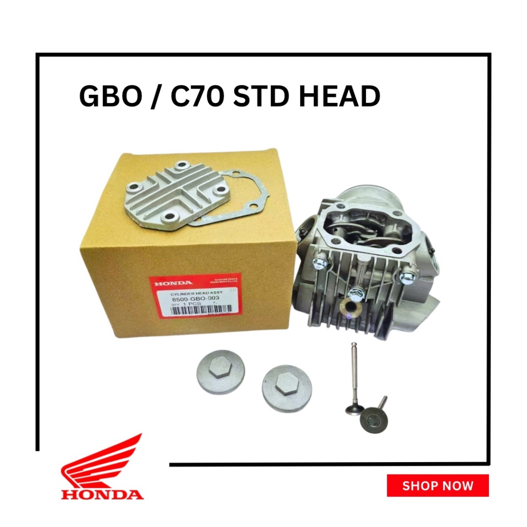 GBO GBOJ C70 HONDA STD HEAD ASSY momo19 | Shopee Malaysia