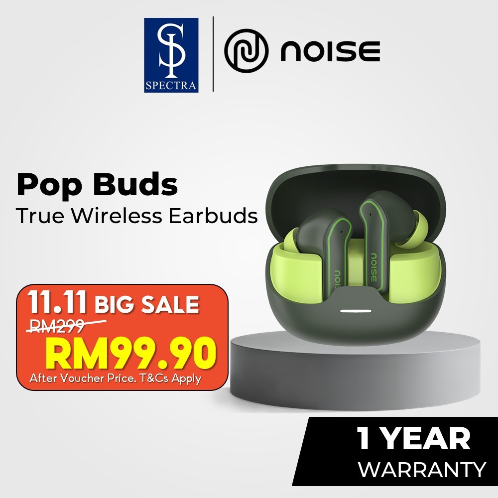 Noise Pop Buds Truly Wireless Bluetooth TWS Earbuds Earphone ...
