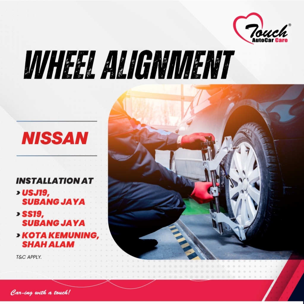 Wheel Alignment Nissan (With Installation) | Shopee Malaysia