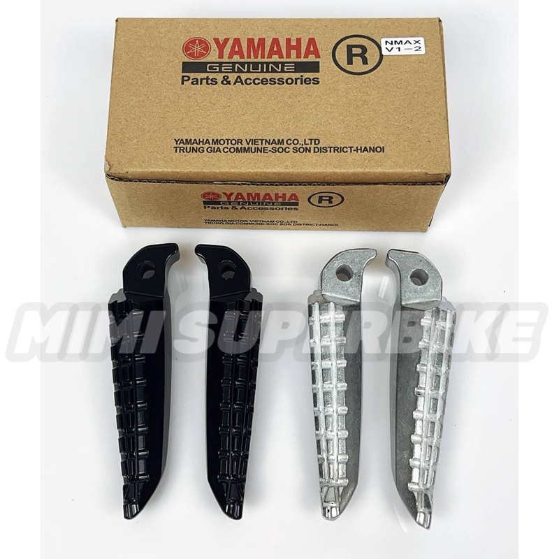 1SET REAR FOOTREST YANAHA NMAX155 NVX155 XMAX250 XMAX300 V1 V2 V3 BLACK ...