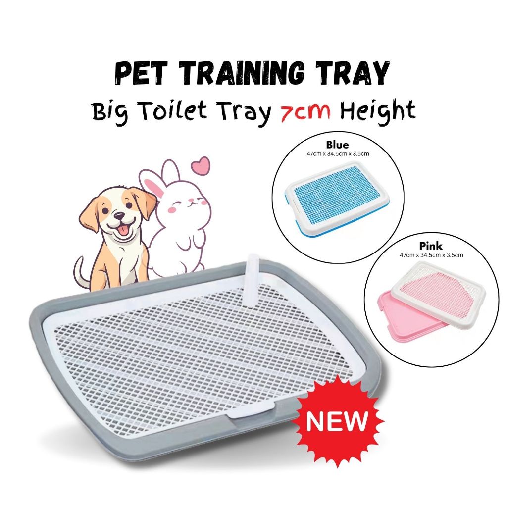 Large Dog Toilet Tray Big 7cm Height Pet Urine Tray Rabbit Puppy ...