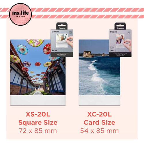 Canon XS-20L/XC-20L Paper for Selphy Square QX10/QX20 | Shopee Malaysia