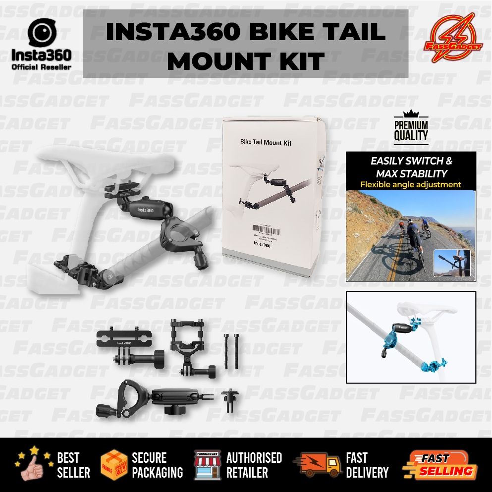 (READYSTOCK) INSTA360 BIKE TAIL MOUNT KIT | Shopee Malaysia
