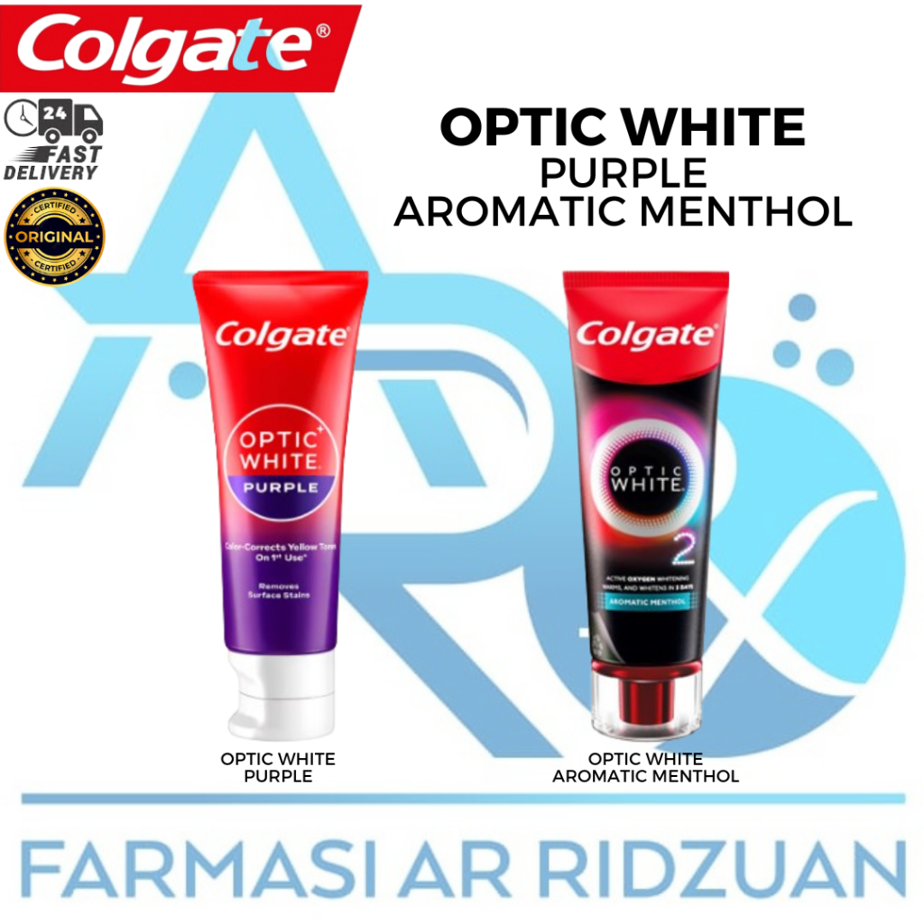 Colgate Optic White Purple / Aromatic Menthol | Shopee Malaysia
