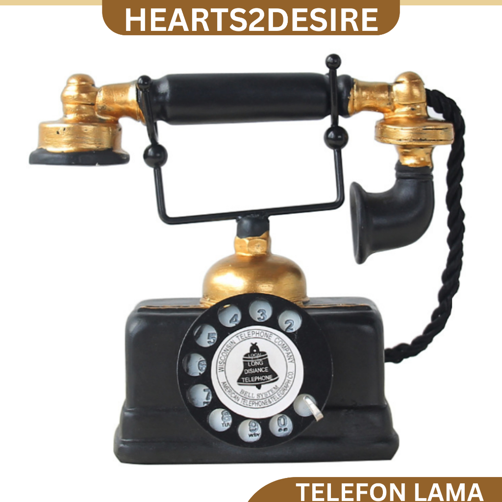 REPLIKA TELEFON LAMA HIASAN RUMAH PEJABAT REPLICA OLD RETRO TELE PHONE ...