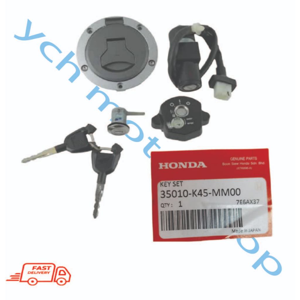 HONDA CBR150R CBR 150 NEW 2021 MAIN SWITCH KIT KEY SET MAIN SWITCH LOCK ...
