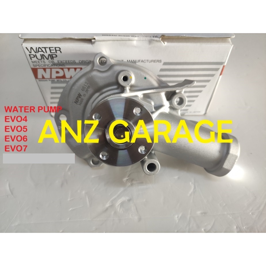 NPW MITSUBISHI EVO4 EVO5 EVO6 EVO7 EVO 4 5 6 7 WATERPUMP - WATER PUMP ...
