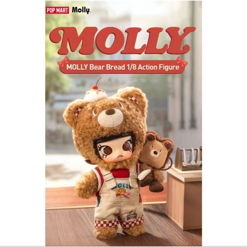 [READY STOCK]100% AUTHENTIC POPMART MOLLY Bear Bread 1/8 Action Figure ...