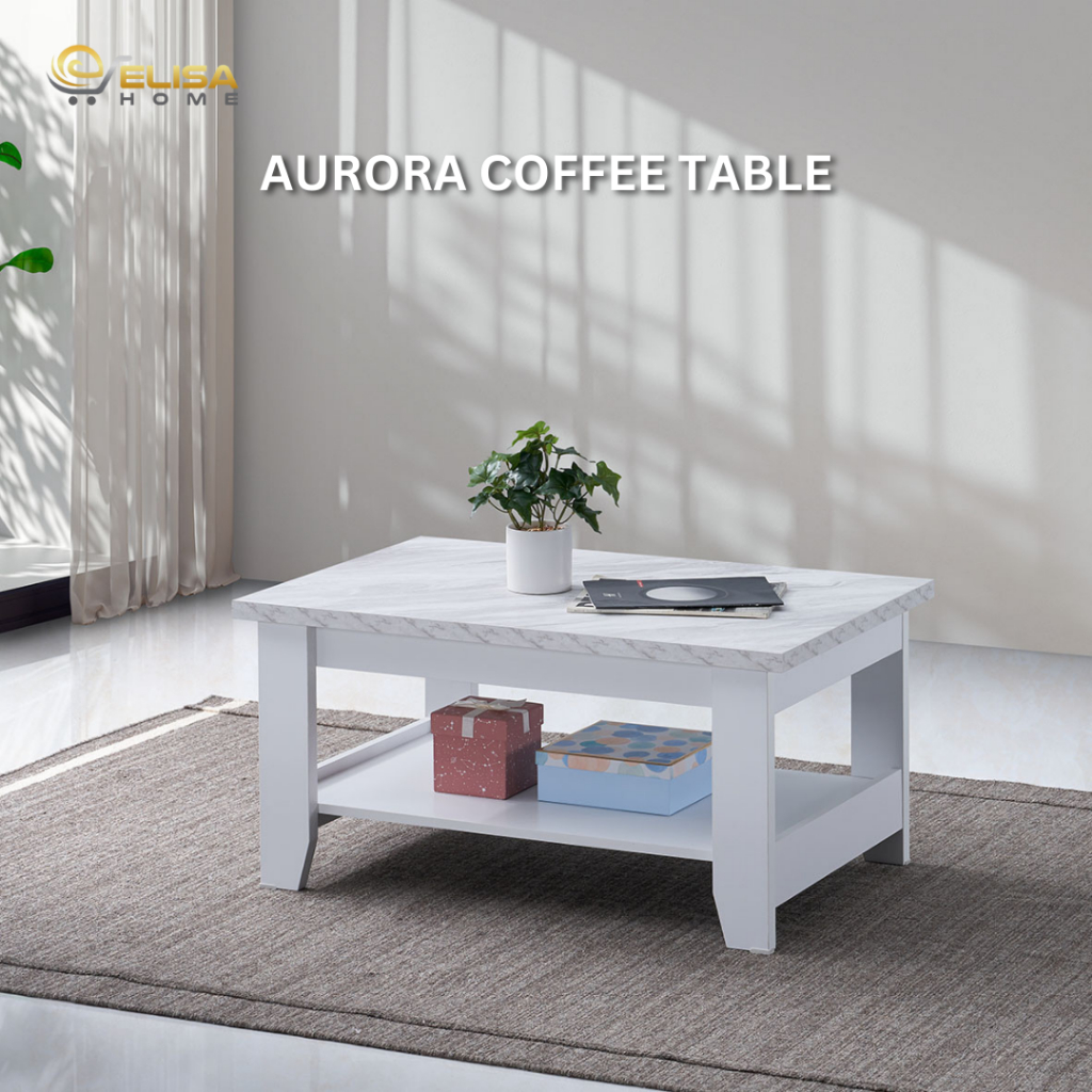 ELISA HOME Aurora Meja Kopi Meja Ruang Tamu / Coffee Table / Modern ...