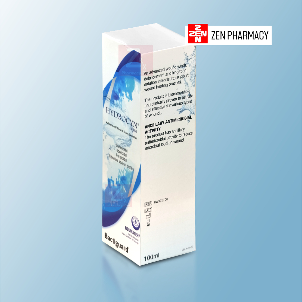Hydrocyn Aqua Wound Care Spray 100ml Hypochlorous Acid Wash | Shopee ...