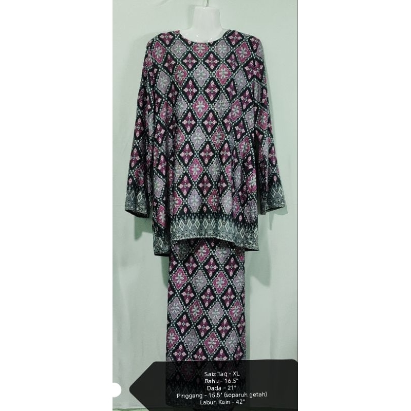 Baju kurung XL 2nd - Muaz | Shopee Malaysia