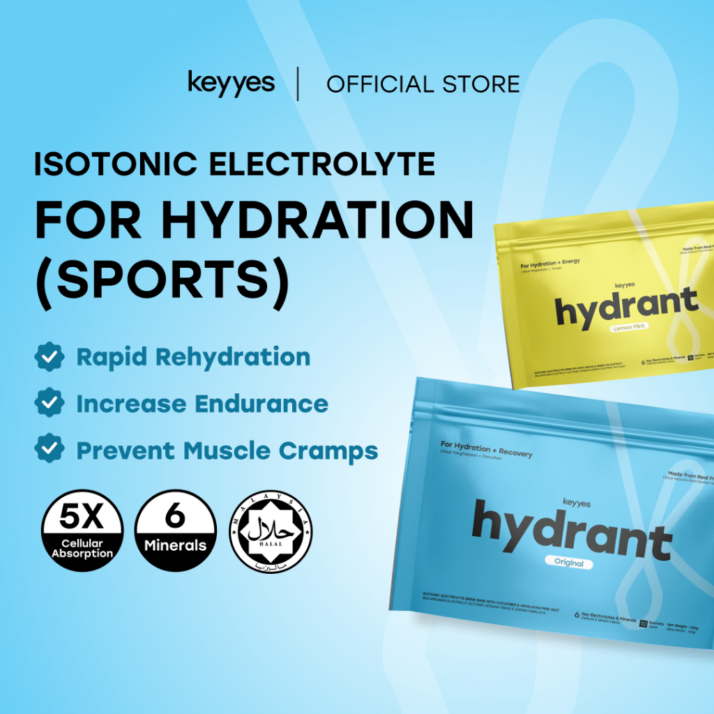 keyyes hydrant Isotonic Electrolyte Hydration Powder | Sport Drink for ...
