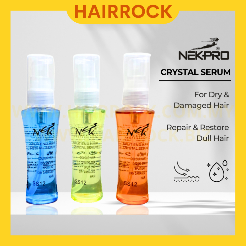 NEKPRO Crystal Hair Serum Split End Crystal Hair oil for Dry & Damaged ...