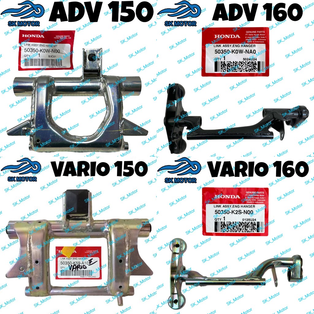 Honda VARIO 125 ADV 150 160 Original Engine Hanger Link Under Bracket ...