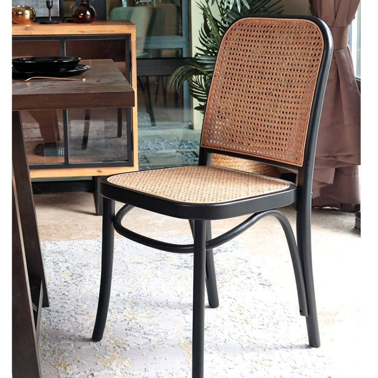 Kerusi Rotan Moden Unik LUDVIKA Natural Woven Rattan Chair Muji Japandi ...