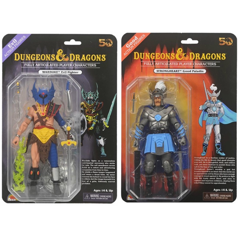 NECA Dungeons and Dragons 7" Scale Figure 50th Anniversary Strongheart ...