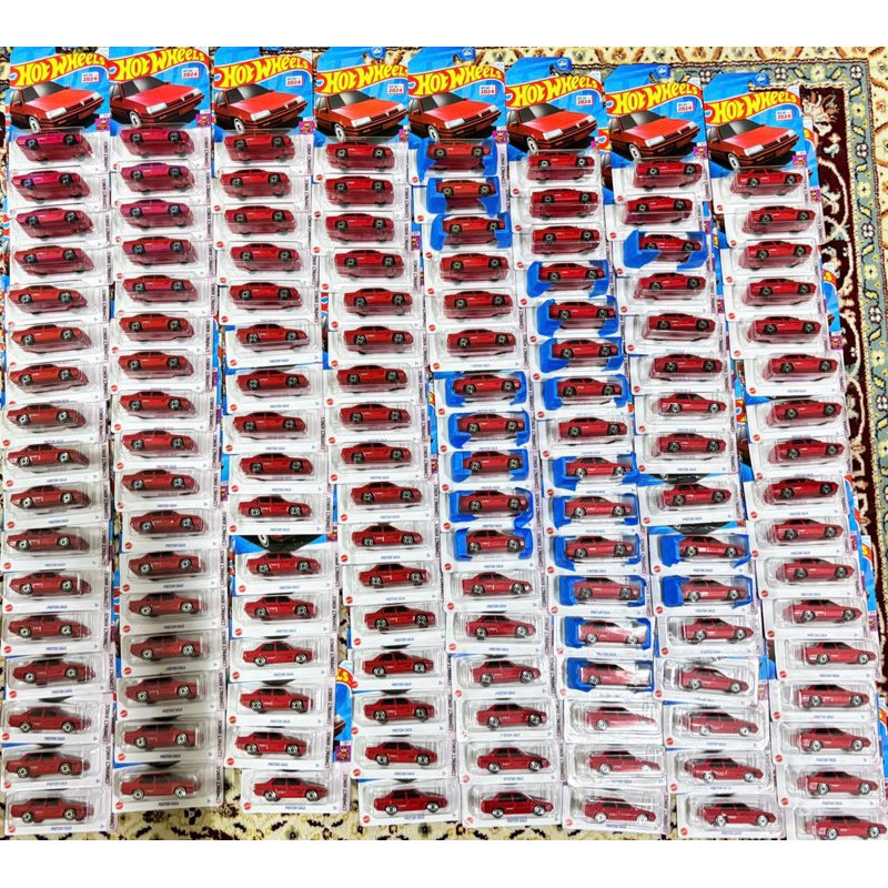 HOTWHEELS PROTON SAGA MERAH US CARD | Shopee Malaysia