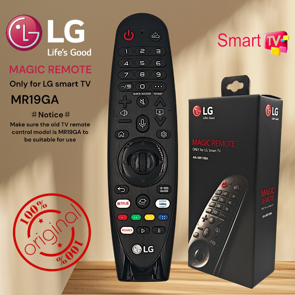 Original LG AN-MR19BA Magic Remote Control With Pointing(mouse) And Voice Function | Shopee Malaysia