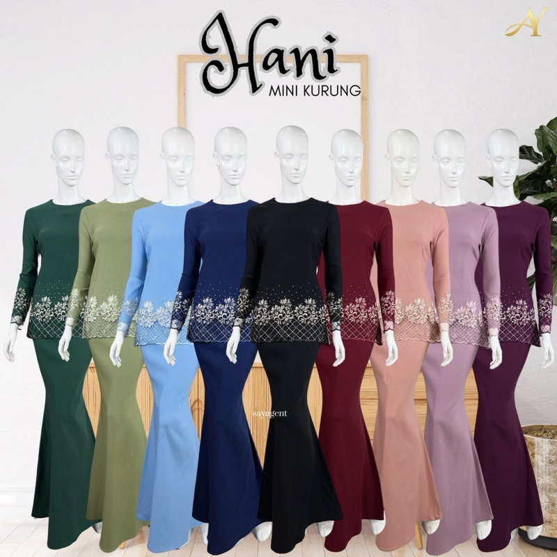 MINI KURUNG HANI RAYA 2025(sila pm admin sebelum order) | Shopee Malaysia