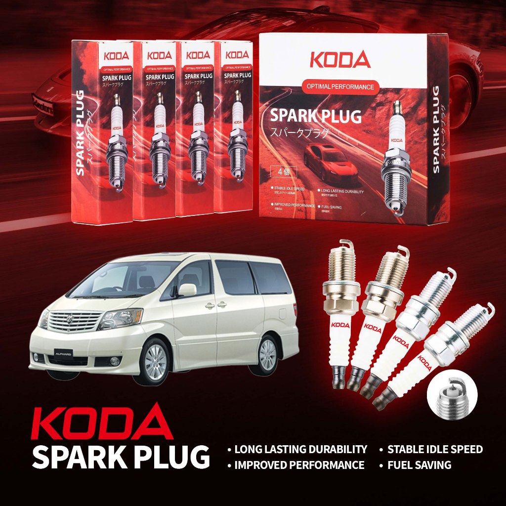 KODA Iridium Spark Plug Toyota Alphard V6 MNH10 3.0 1MZ-FE 2002-2008 ...