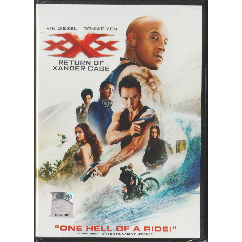 DVD XXX : RETURN OF XANDER CAGE ( ORIGINAL DVD ) | Shopee Malaysia