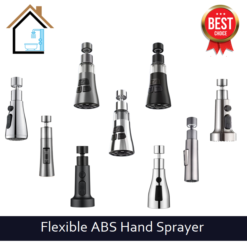 [Series: 0010] 360°Swivel Flexible Kitchen Tap Hand Spray Head Faucet ...