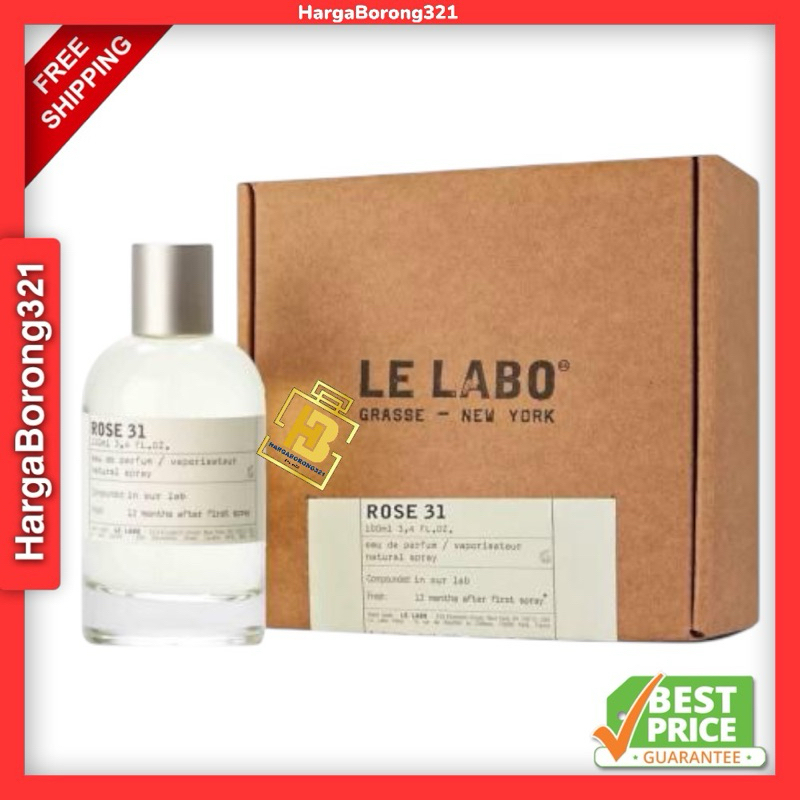 💯% Le LaB0 Rose 31 Eau De Parfum 100 mL | Shopee Malaysia