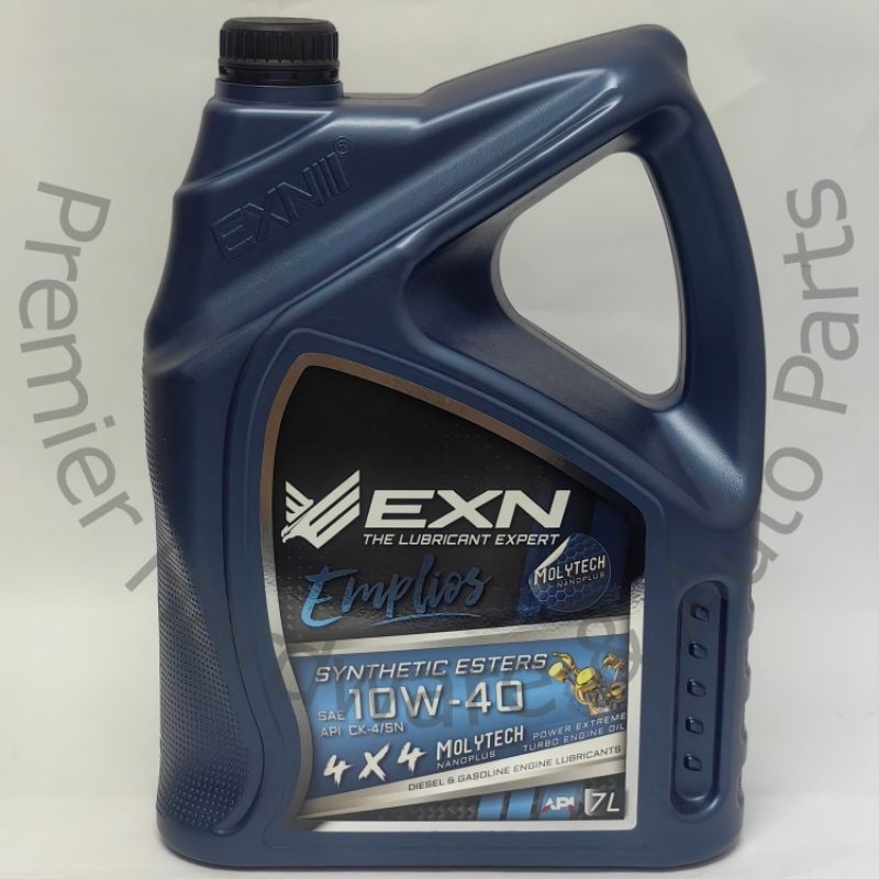 EXN - EMPLIOS SAE 10W40 - SYNTHETIC ESTERS - 12,000 - MOLYTECH 7L ...