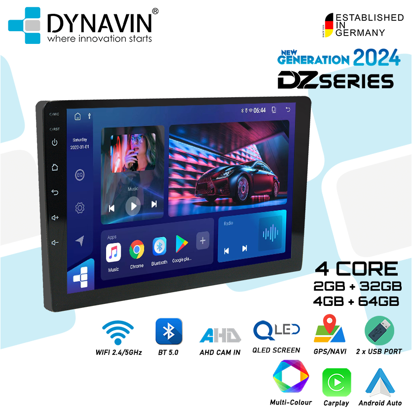 Dynavin DZ 2024 Series With CarPlay/Android Auto (Quad-Core 2GB RAM ...