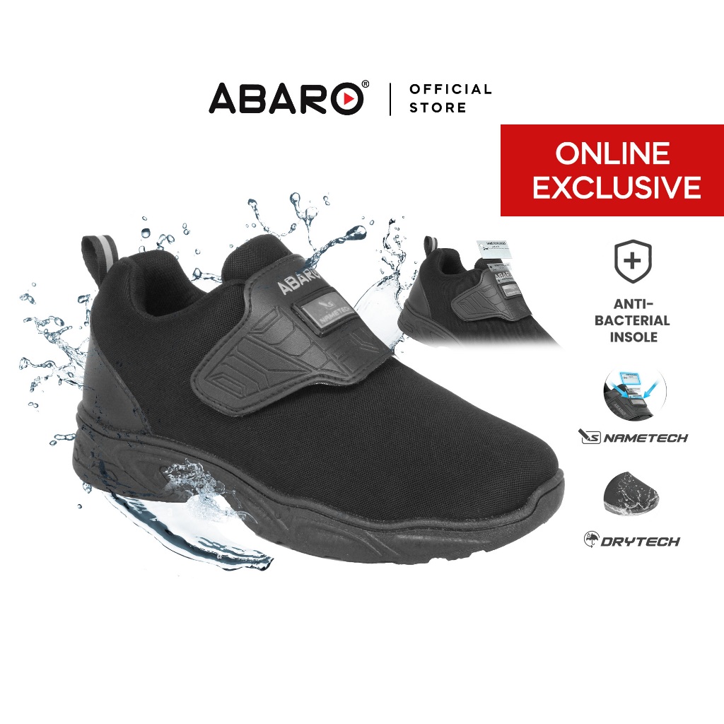 [Online Exclusive] ABARO W2361N DryTech + NameTech School Shoes/Kasut ...