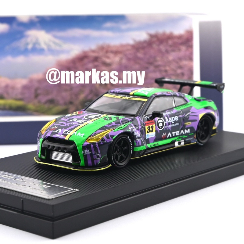 FUJI 1/64 PANDEM GT-R R35 ROCKET BUNNY EVA PURPLE | Shopee Malaysia