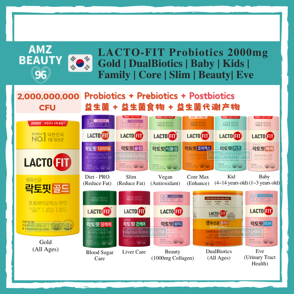 LACTO-FIT Probiotics 2000mg (2g) | Gold | Kids | Baby | Slim | Beauty ...