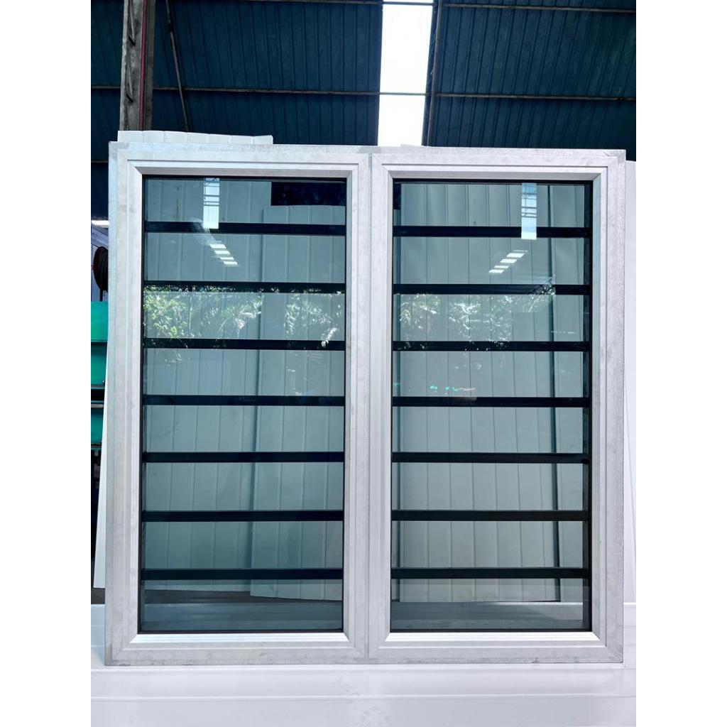 FREE SHIPPING Cermin Tingkap Rumah Window Aluminium Glass Built-In ...