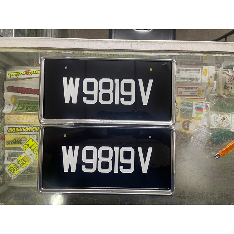 NOMBOR PLET KERETA / NUMBER PLATE KERETA / PLET KERETA KRISTAL / NUMBER ...