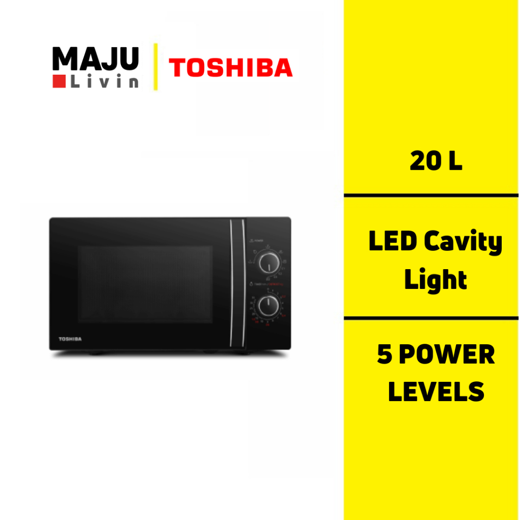 TOSHIBA 20L Microwave Oven MW-MG20P(BK) | Shopee Malaysia