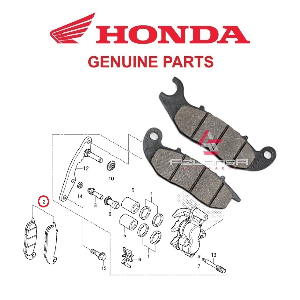 Pad Set FR Brake ( 06455-K84-902 ) ADV 150, ADV 160, PCX & PCX 160 💯 ...