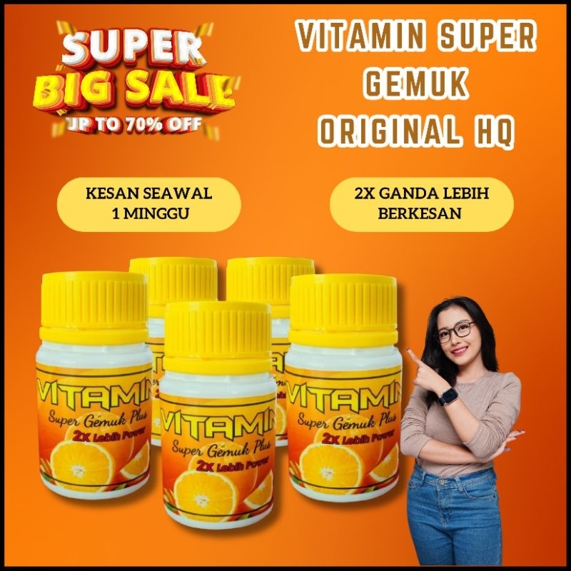 (Vitamin Super Gemuk Tambah Berat Badan) Weight Gain Supplement Ubat ...