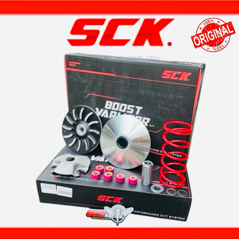 CVT PULLEY KIT BOOST VARIATOR SCK RACING [ ROLLER + 1000RPM CVT SPRING ...