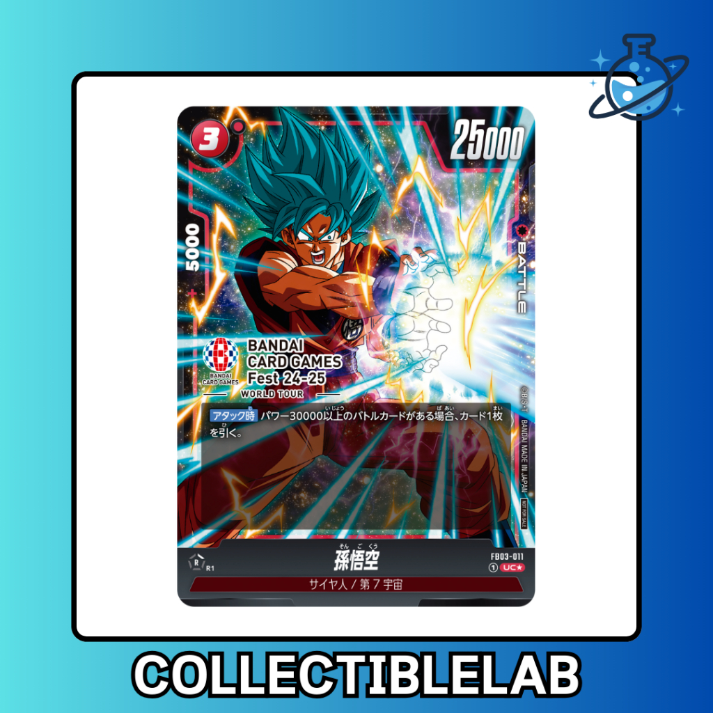 Son Goku - FB03-011 (BANDAI Card Games Fest 24-25 World Tour) - Fusion World Promotion Cards and ...