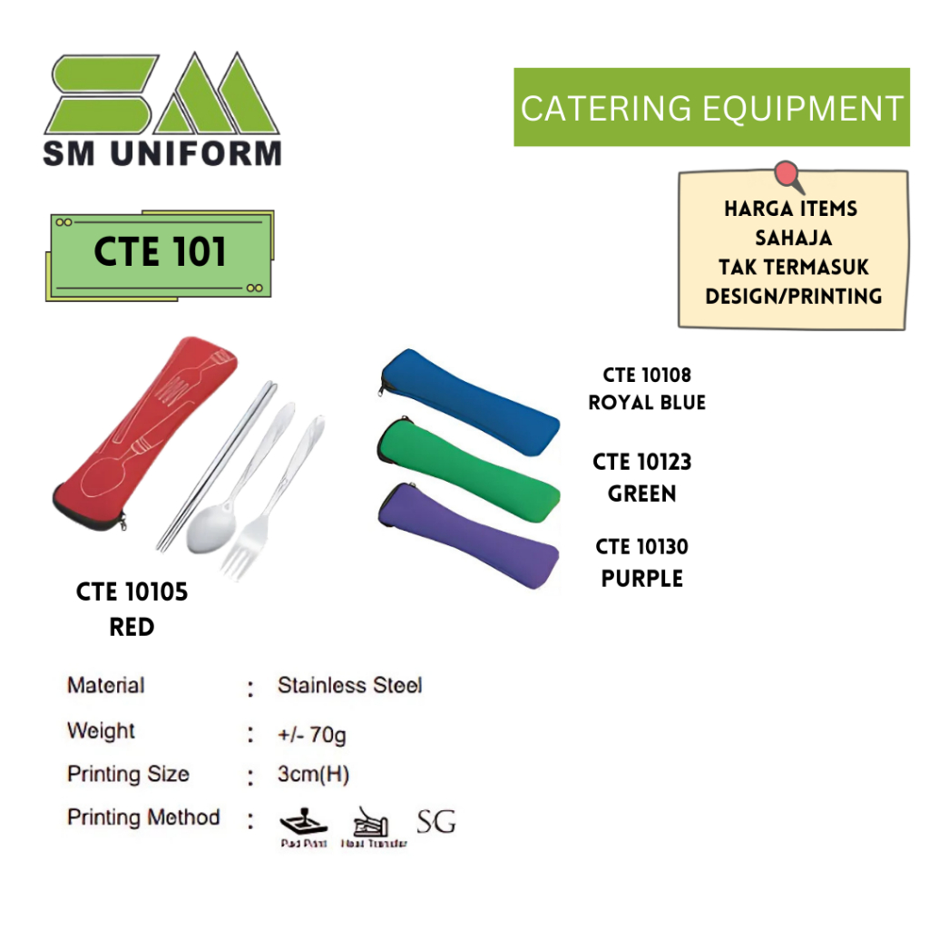 Stainless Steel Catering Equipment Cenderahati - Custom Logo & Wording ...