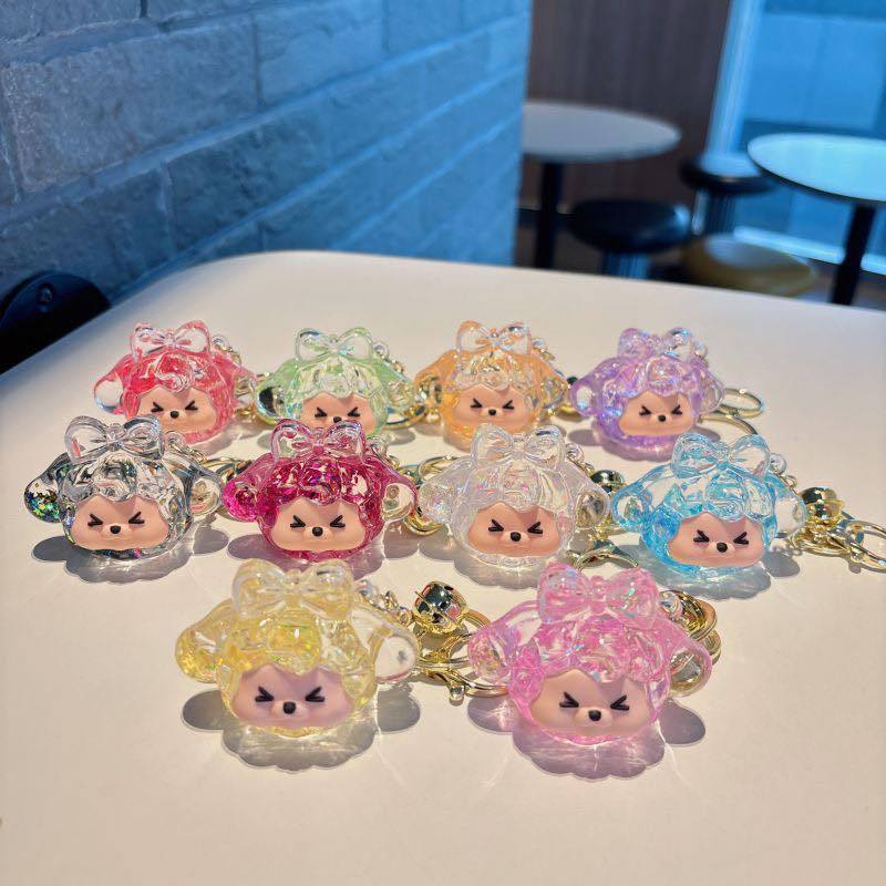 Kiki, Lili, Labubu Big Keychain with RIng Bell Attached in Blind Bag ...