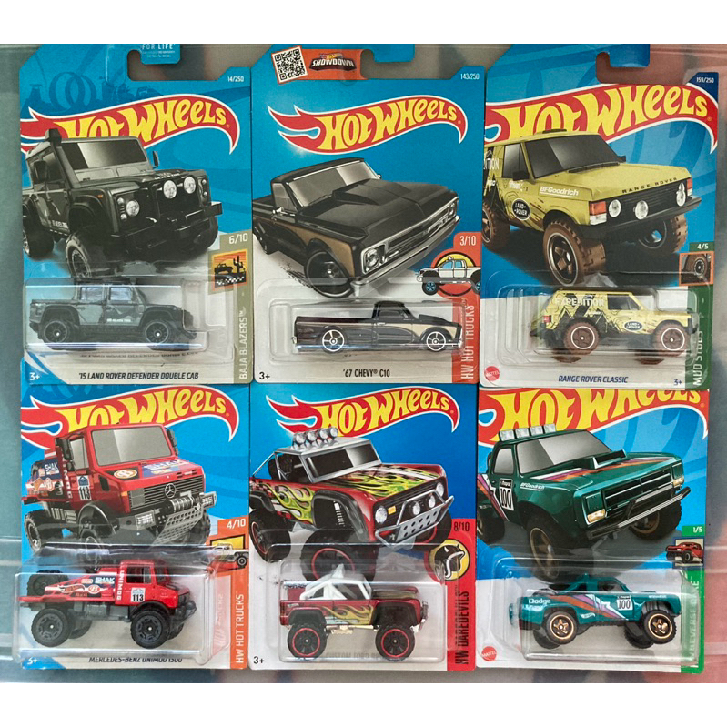 Hot Wheels 4x4 & Pickup Truck ‘All Must Go Sale’ (Lot - 6 cars ...