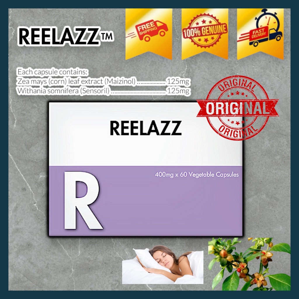 QUANTUM REELAZZ 60S [ 100% ORIGINAL EXP 08/2026 ] - (STRESS , INSOMNIA ...