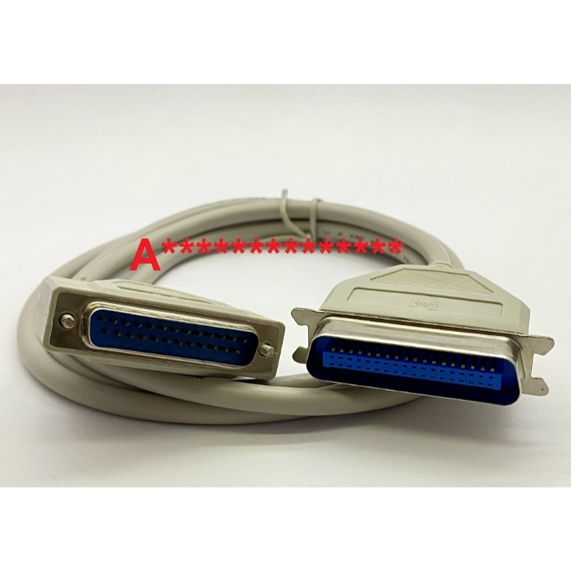 Printer Cable DB25 Male to Female 25 Pins Extension Line Parallel Port ...