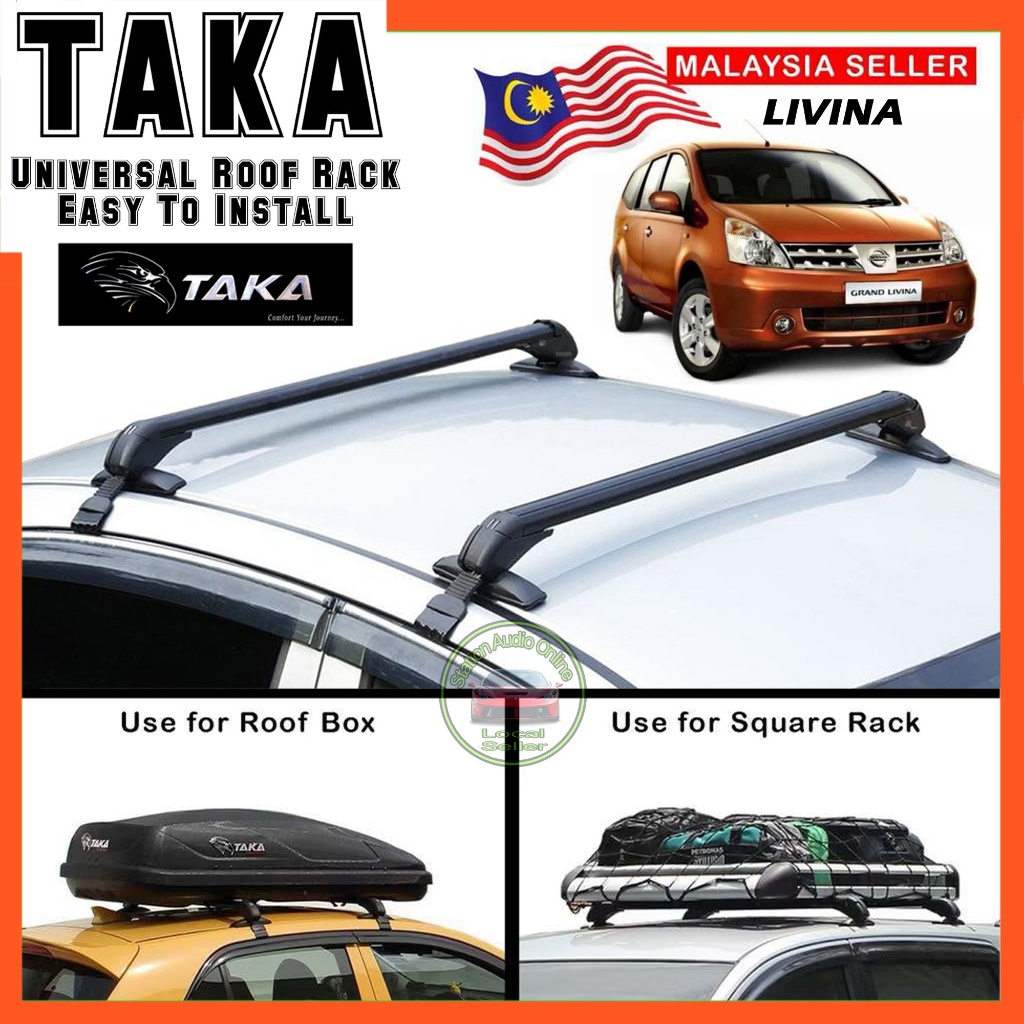 Nissan Livina Universal Roof Rack Luggage Car Top Carrier Cargo Box ...