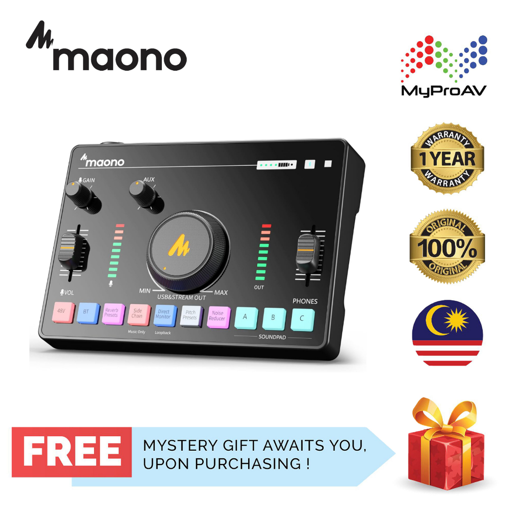MAONO AMC2 NEO One-Stop Audio Mixer & Sound Card | Shopee Malaysia