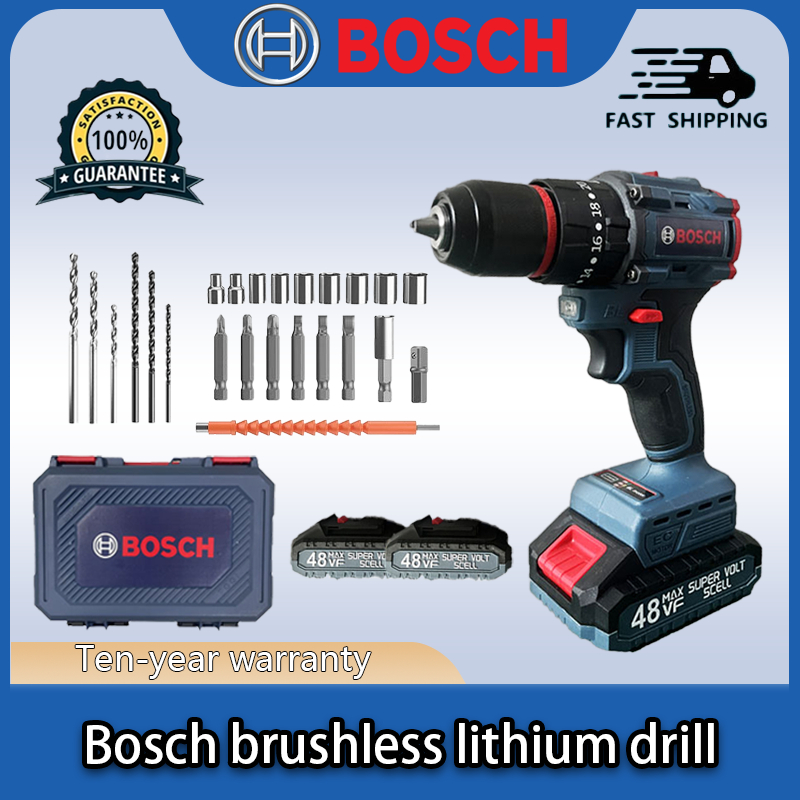 Bosch Brushless Series Professional Lithium-Ion Cordless Drill with ...