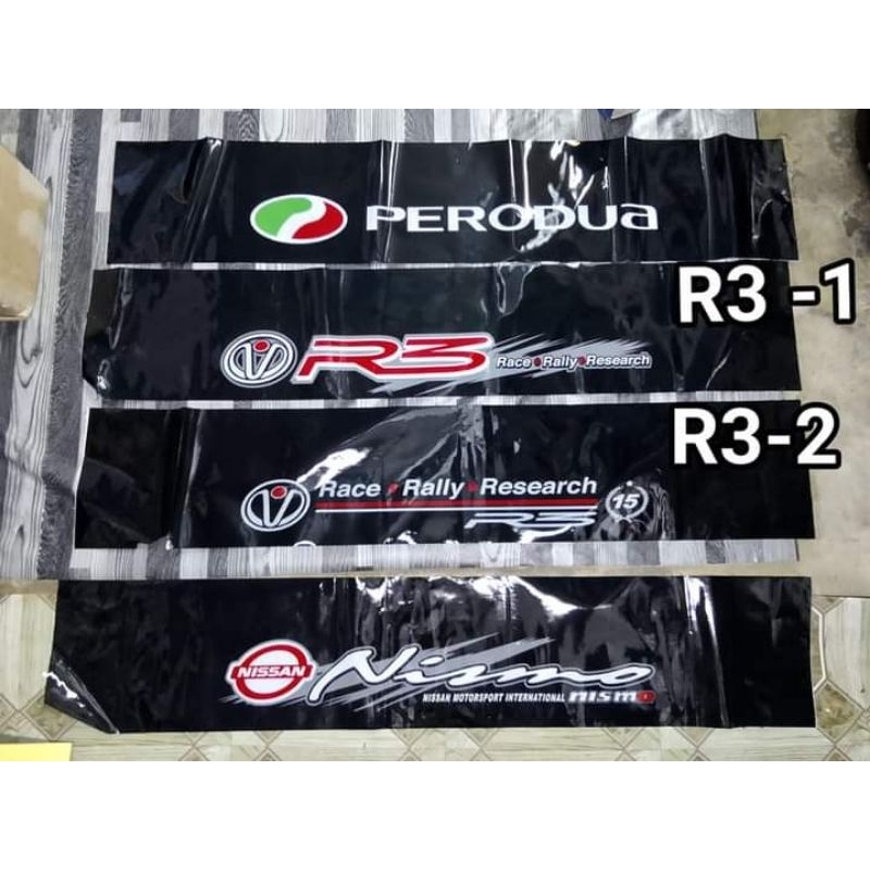 Windscreen Sticker Tampal Dalam Nismo/JP/DAD/Daihatsu/TRD/Perodua ...